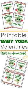 Printable Baby Yoda Valentines - The Momma Diaries